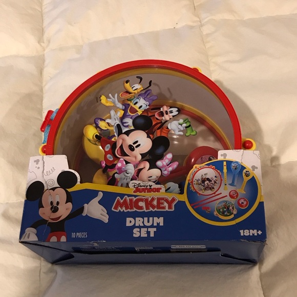 Disney | Toys | Disney Mickey Mouse Colorful Drum Set | Poshmark
